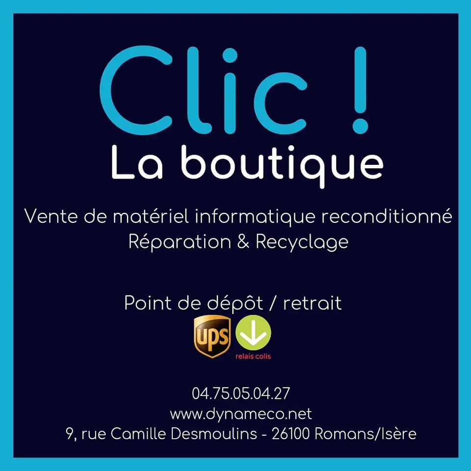 Atelier Informatique: Clic ! La boutique - DYNAM'&CO